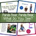 Panda Bear, Panda Bear, What Do You See Yoga Cards - Etsy