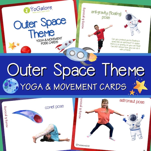 Yoga Cards for Kids - Etsy