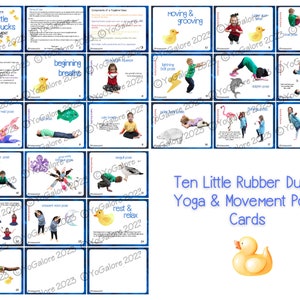 Eric Carle Yoga & Movement Pose Cards Bundle - 5 Sets, Preschool ...