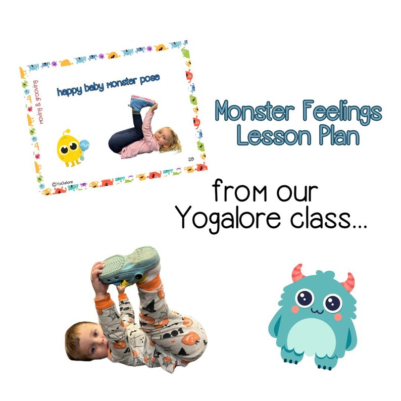 Monster Feelings Yoga & Movement Cards With Yogalore Lesson Plan ...