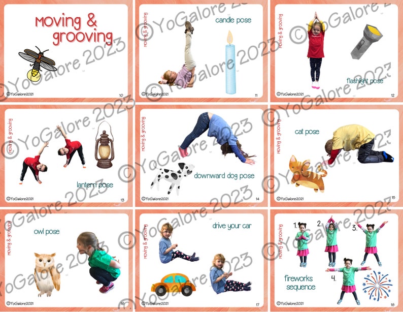 The Very Lonely Firefly Yoga & Movement Pose Cards - Etsy