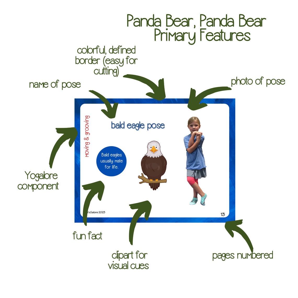 Panda Bear, Panda Bear, What Do You See? Yoga Cards - Etsy