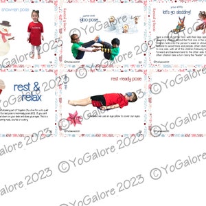 Winter Theme Yoga & Movement Cards - Etsy