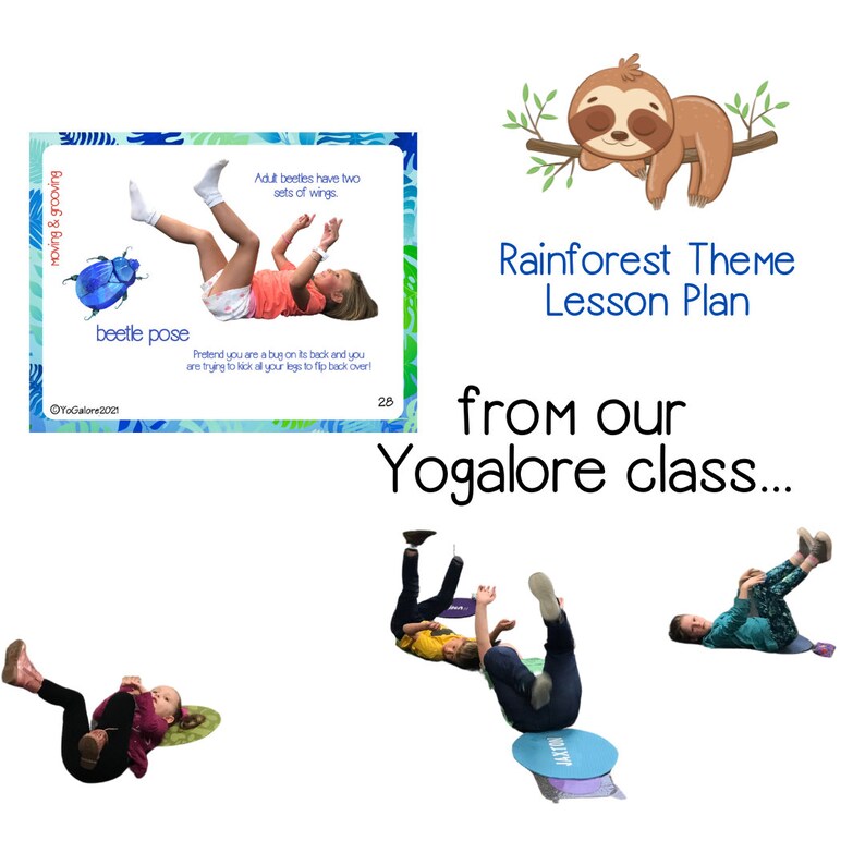 Preschool Themes Movement Bliss: Yoga & Activity Pose Cards for ...