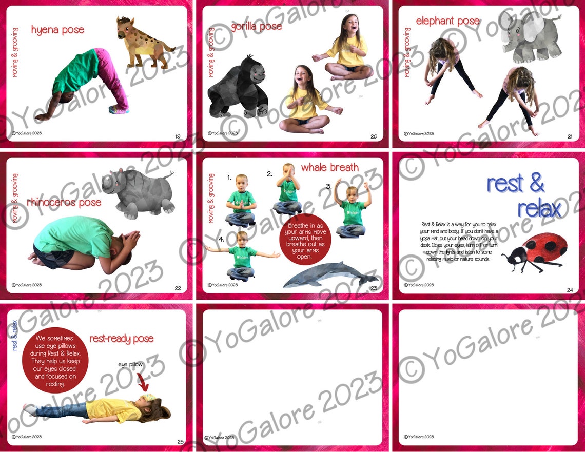 The Grouchy Ladybug: Yoga & Movement Cards - Etsy