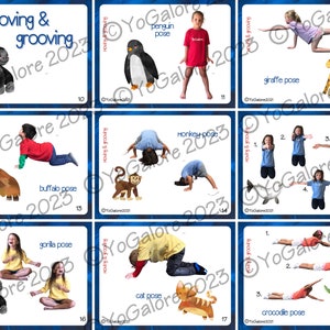 From Head to Toe Yoga & Movement Cards and Activity Sheet - Etsy