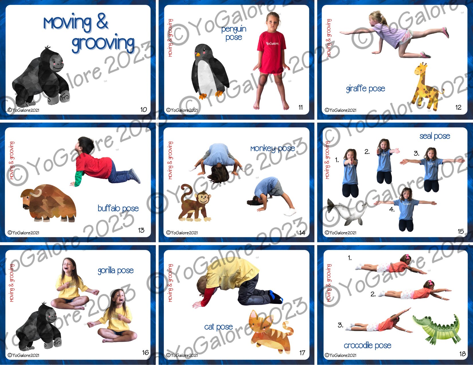 From Head to Toe Yoga & Movement Cards and Activity Sheet - Etsy