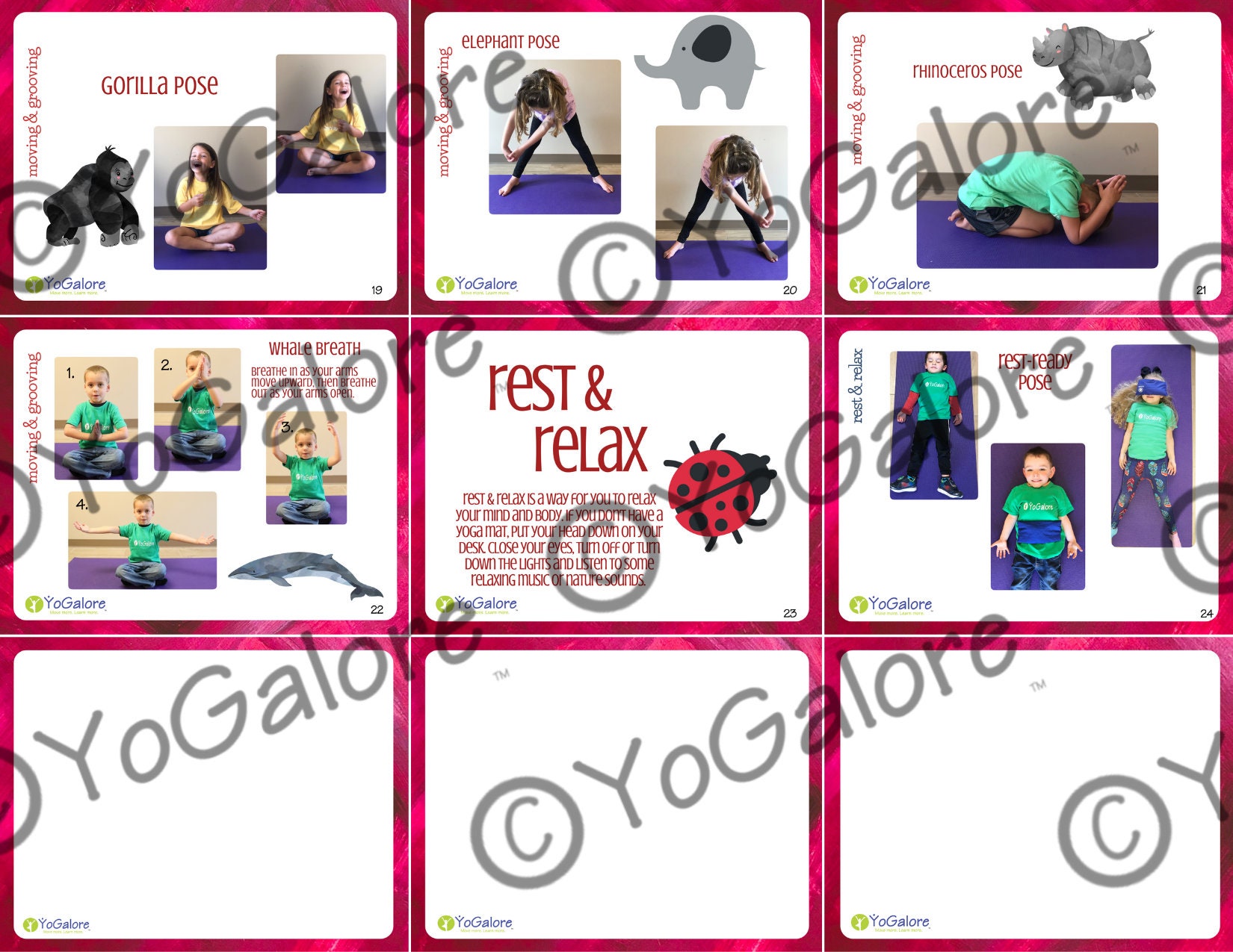 The Grouchy Ladybug: Yoga & Movement Cards | Etsy