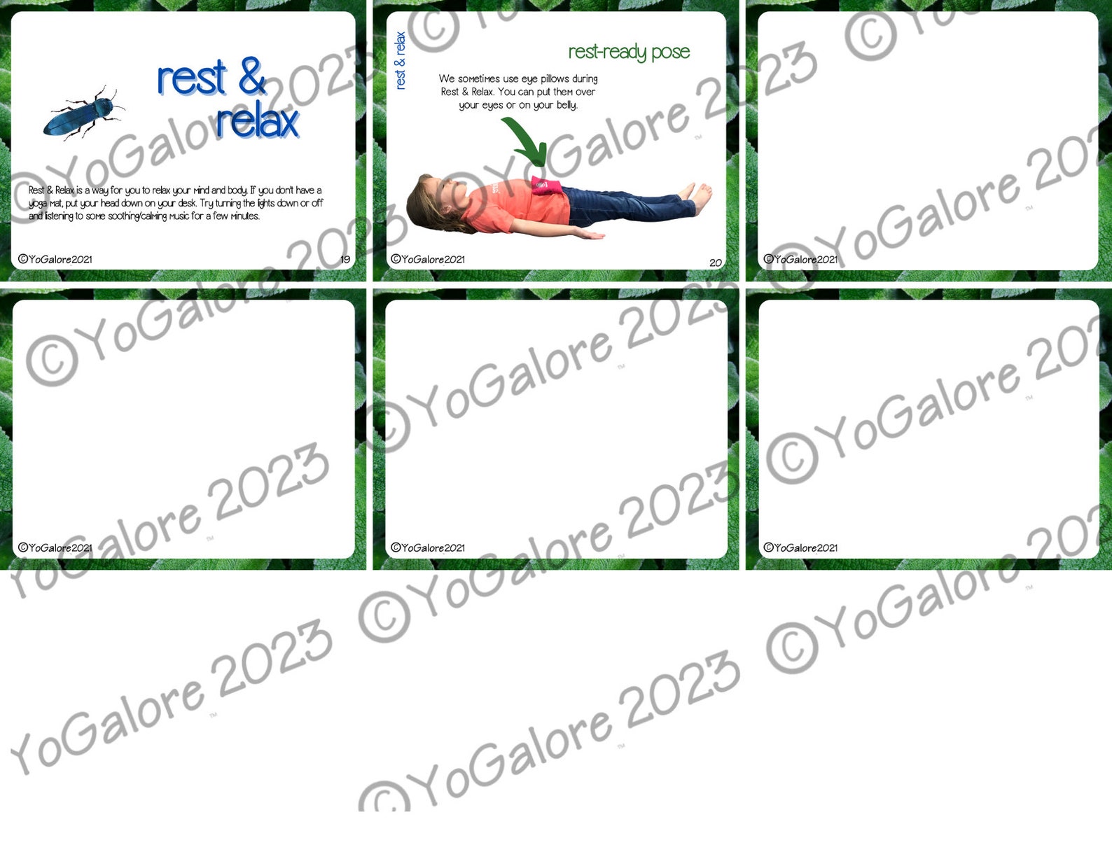 The Very Clumsy Click Beetle Yoga & Movement Pose Cards - Etsy