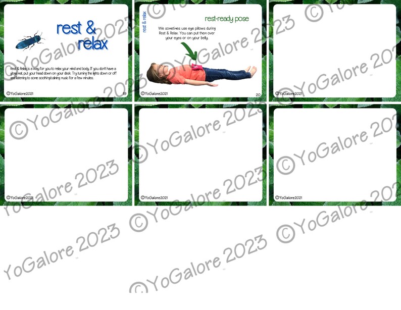 The Very Clumsy Click Beetle Yoga & Movement Pose Cards - Etsy