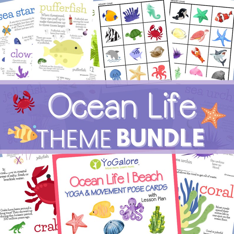 Back to School Yoga Movement and Activity Bundle for Early - Etsy