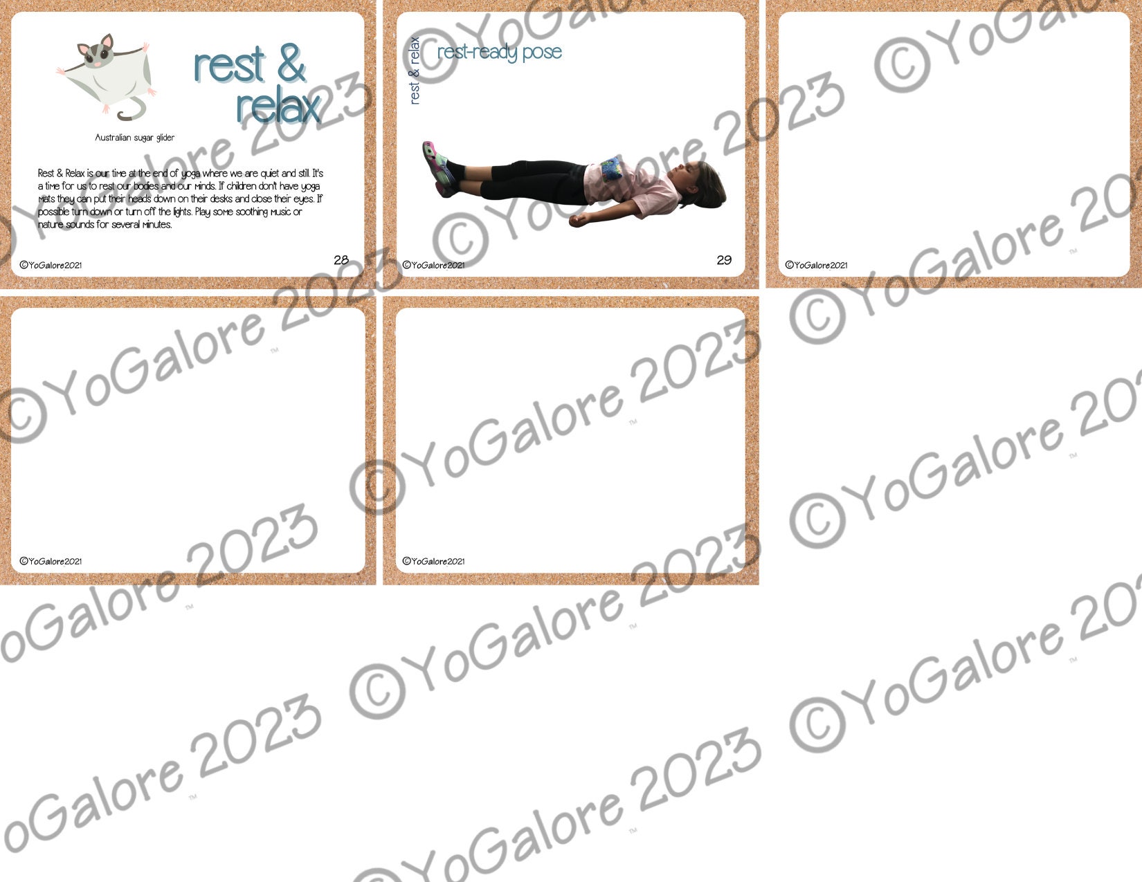 Australian Outback Animal Yoga & Movement Pose Cards - Educational and ...
