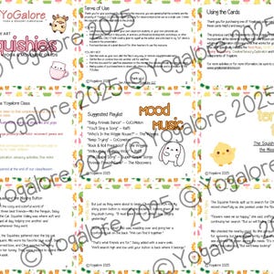 Squishies Yoga Pose Cards | Movement + Mindfulness for Preschool and ...