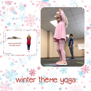 Winter Theme Yoga & Movement Cards - Etsy
