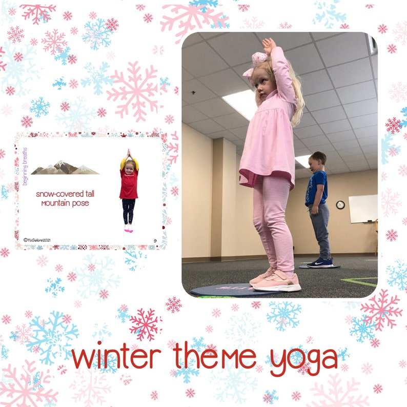 Winter Theme Yoga & Movement Cards - Etsy