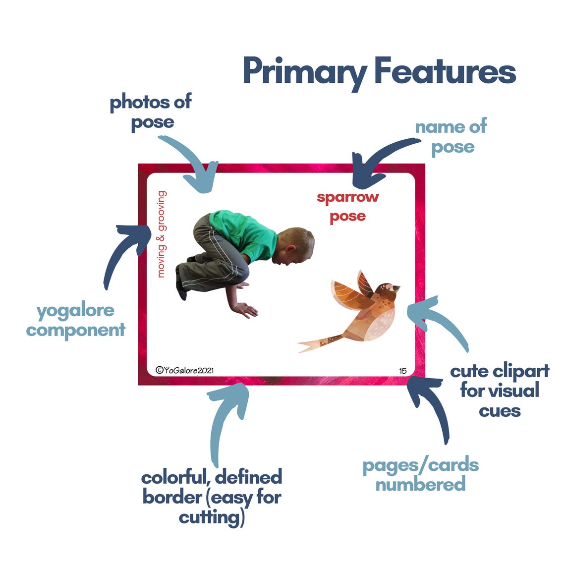 The Grouchy Ladybug: Yoga & Movement Cards | Etsy