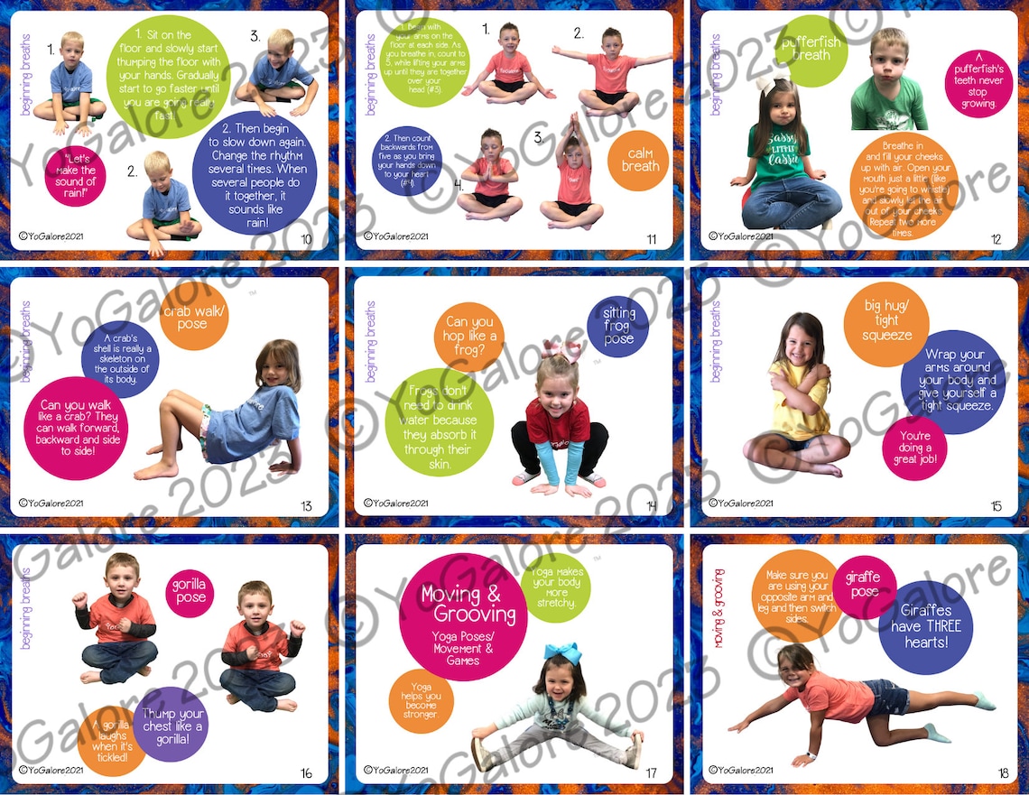 Yoga for Kids: Poses and Yoga Posters for the Classroom Yogamore ...