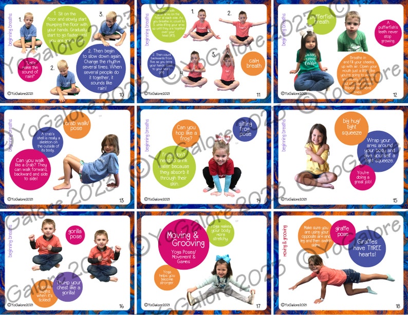 Yoga for Kids: Poses and Yoga Posters for the Classroom Yogamore ...