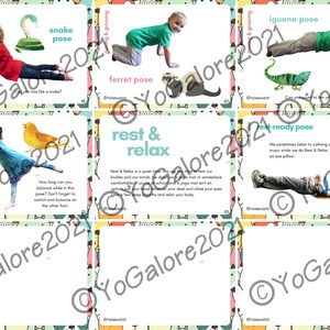 Pet Theme Yoga & Movement Pose Cards - Etsy
