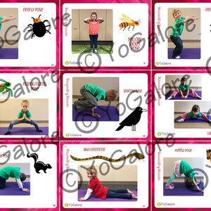 The Grouchy Ladybug: Yoga & Movement Cards | Etsy