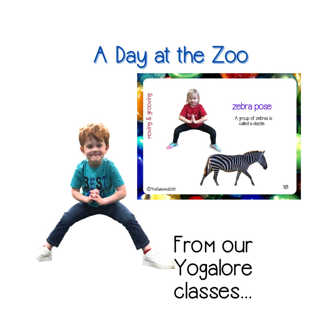 Zoo Theme Yoga & Movement Pose Cards With STEM Activity - Etsy