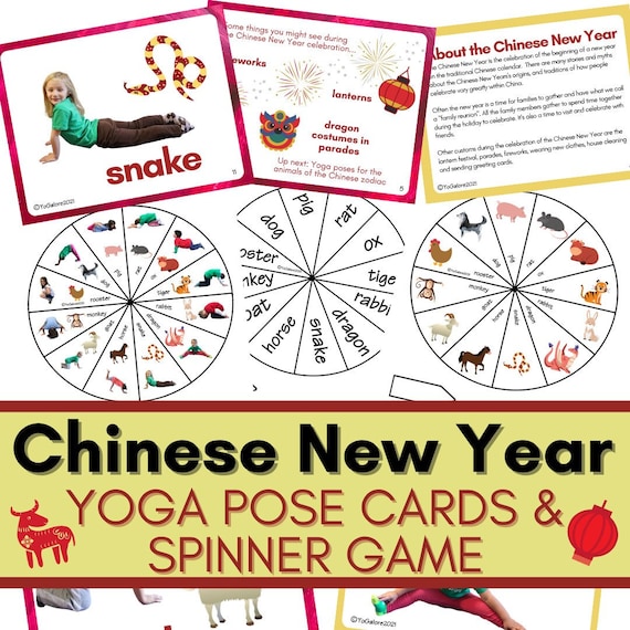 Chinese New Year Activities for Preschool: Yoga & Movement | Etsy