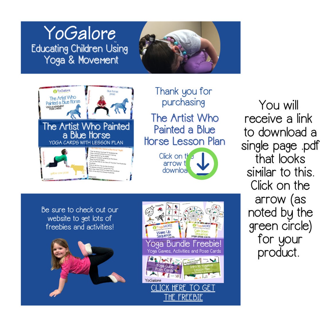 The Artist Who Painted a Blue Horse Art Lesson Plan With Yoga ...