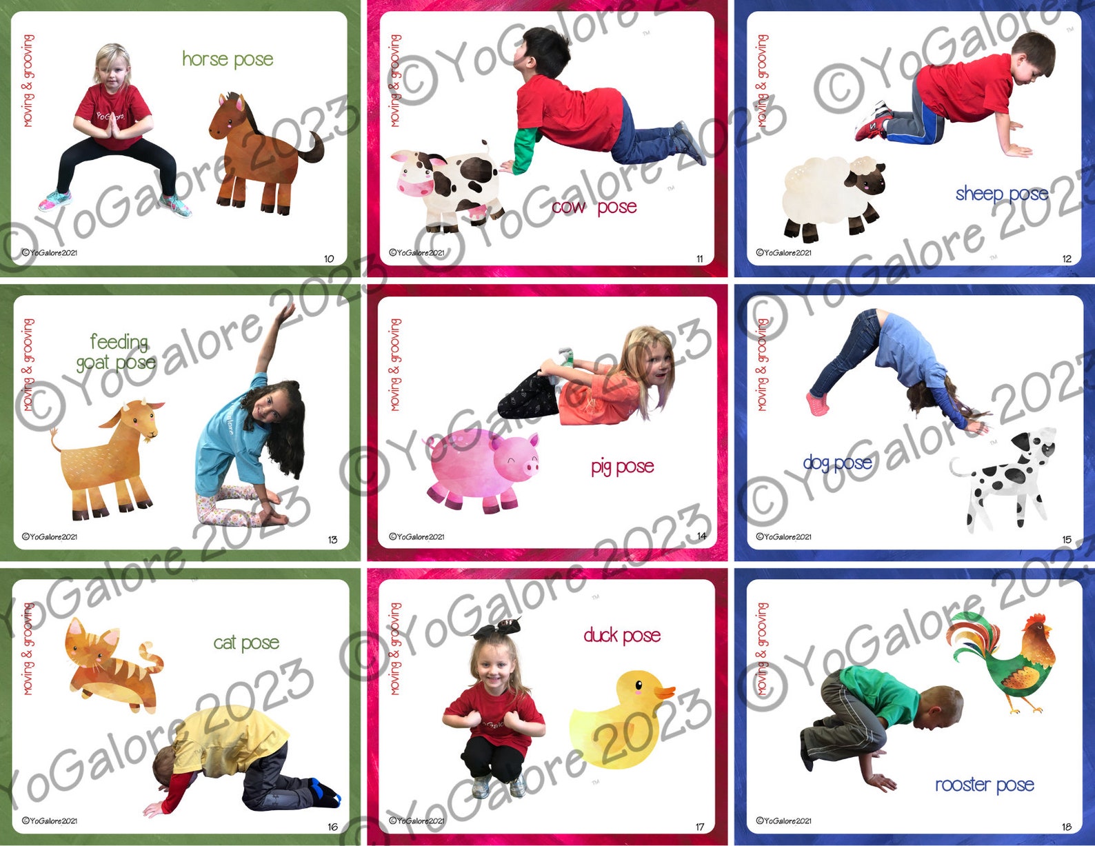 The Very Busy Spider Yoga & Movement Pose Cards - Etsy