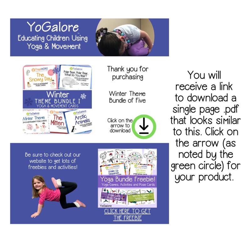 Winter Theme Bundle Yoga & Movement Cards - Etsy
