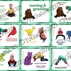 Brown Bear Brown Bear What Do You See Yoga & Movement Pose - Etsy