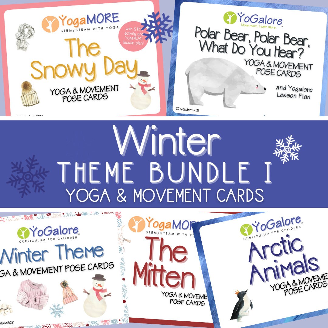 Winter Theme Bundle Yoga & Movement Cards - Etsy