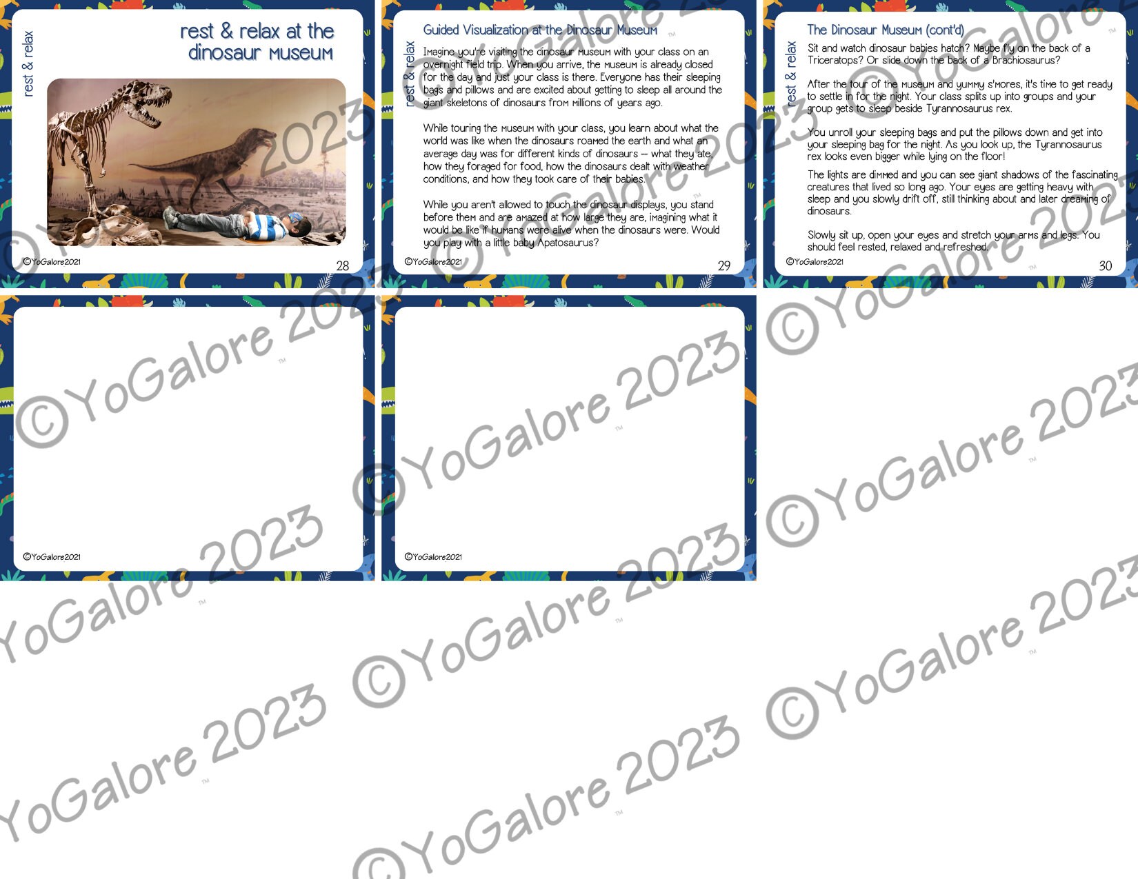 Dinosaur Yoga Lesson Plan: Dinosaur Theme Yoga & Movement Pose Cards - Etsy