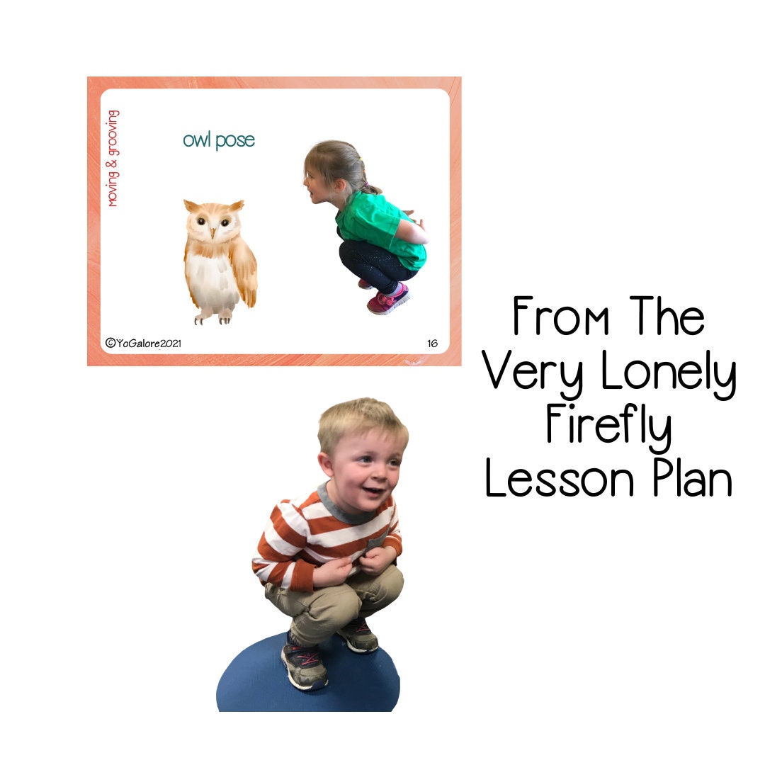The Very Lonely Firefly Yoga & Movement Pose Cards - Etsy