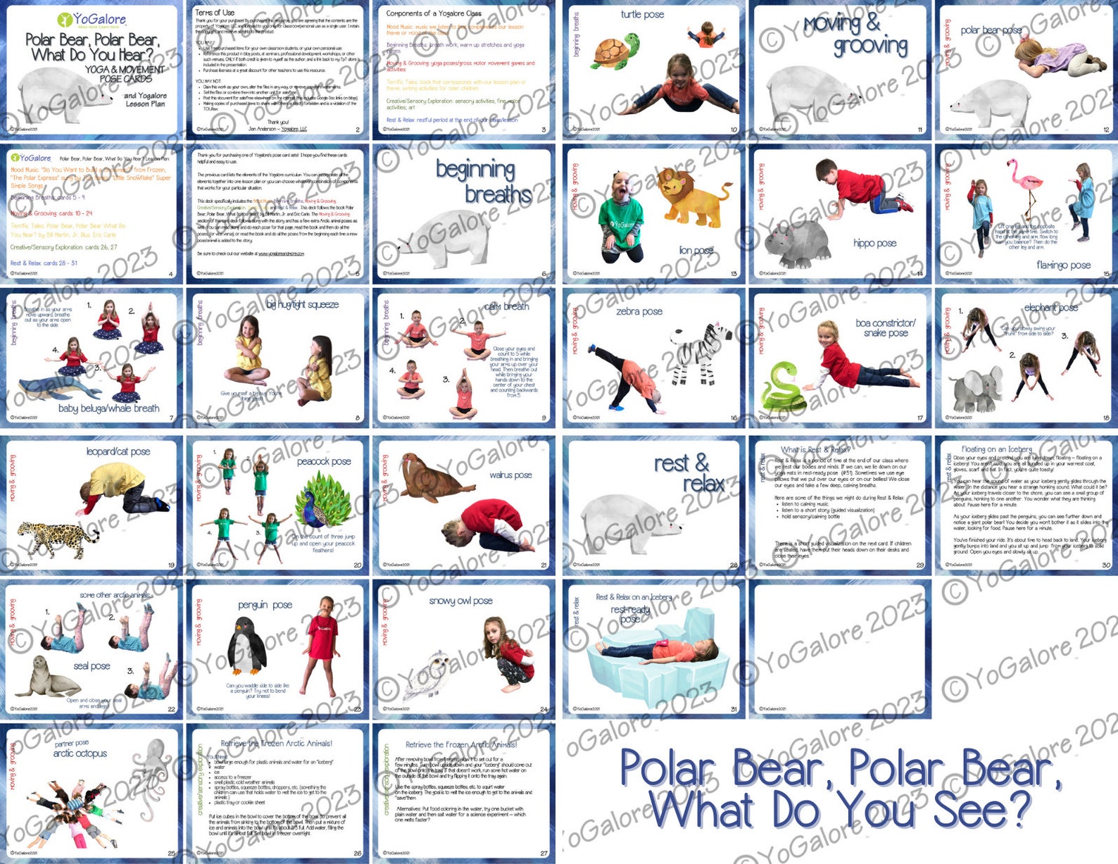 The Bear Bundle by Eric Carle and Bill Martin Jr.: Yoga & Movement ...