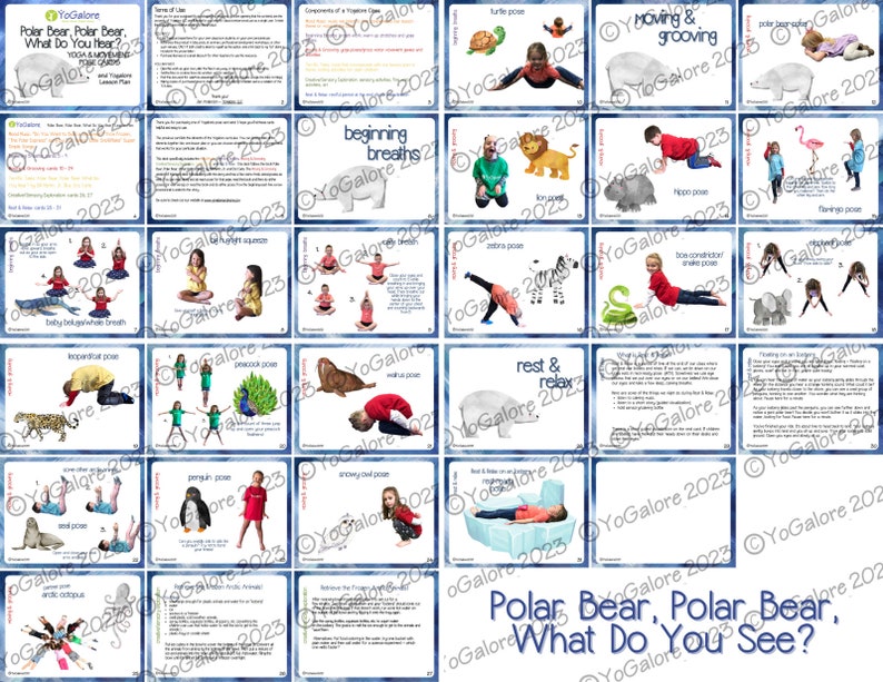 The Bear Bundle by Eric Carle and Bill Martin Jr.: Yoga & Movement ...