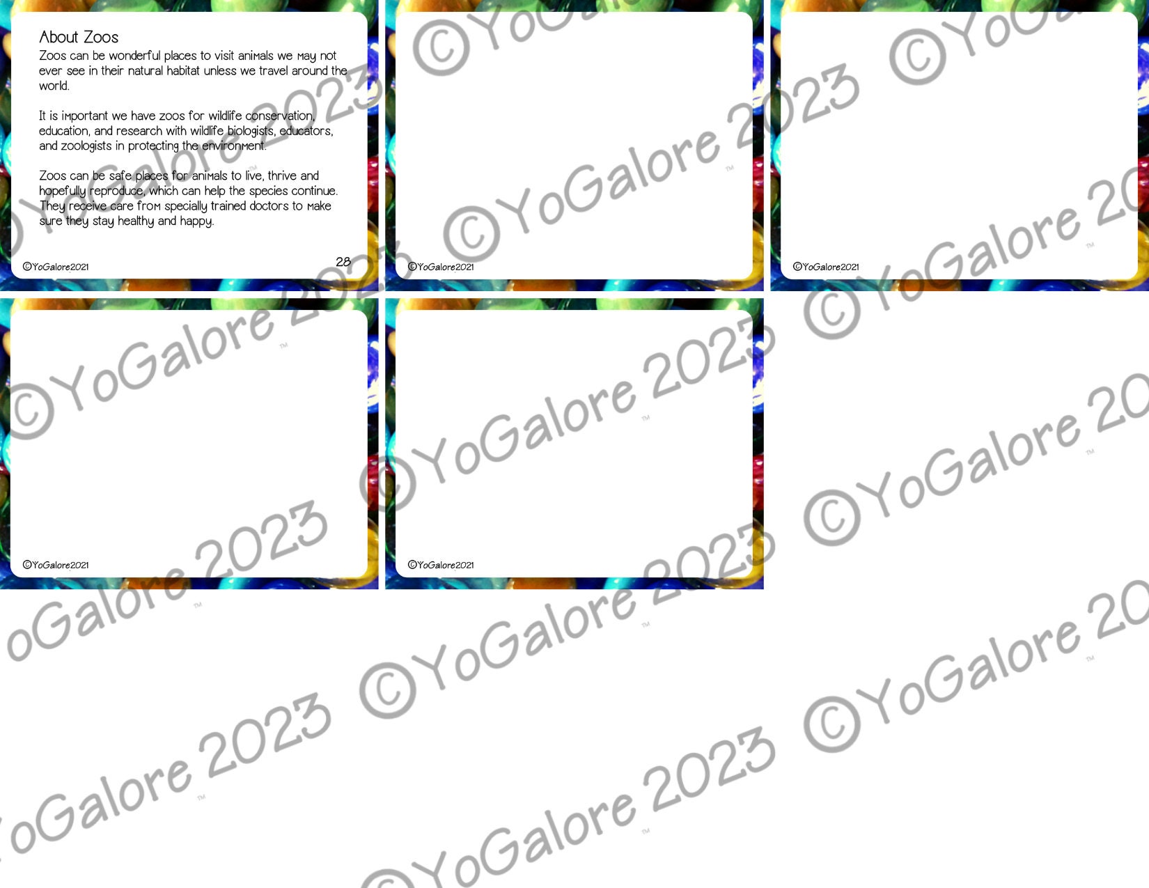 Zoo Theme Yoga & Movement Pose Cards With STEM Activity - Etsy