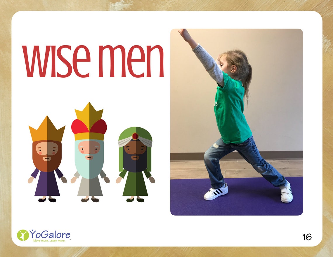 The Christmas Story Yoga & Movement Pose Cards | Etsy