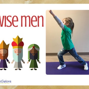 The Christmas Story Yoga & Movement Pose Cards | Etsy