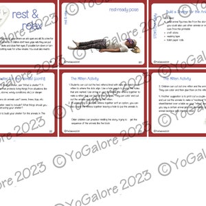 The Mitten Yoga & Movement Pose Cards With Activity - Etsy