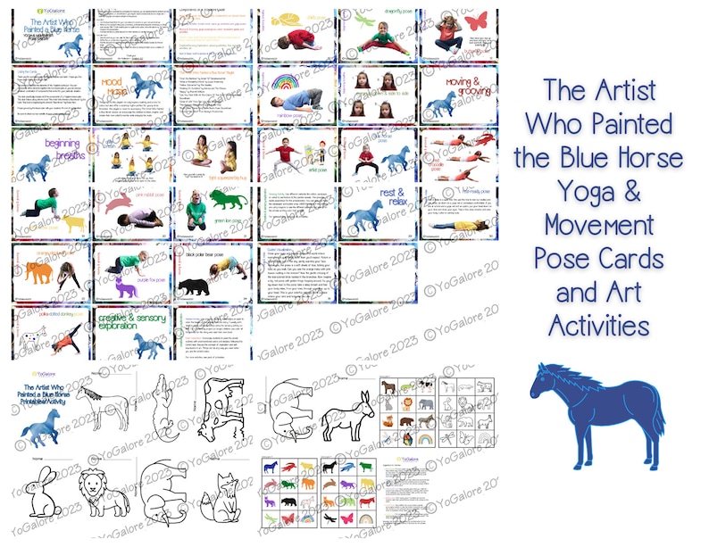 Eric Carle Yoga & Movement Pose Cards Bundle - 5 Sets, Preschool ...