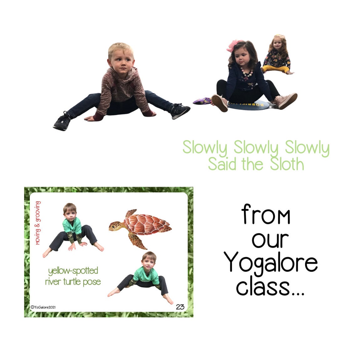 Slowly, Slowly, Slowly Said the Sloth Yoga & Movement Pose Card Set - Etsy