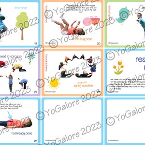 Spring Theme Yoga & Movement Cards - Etsy