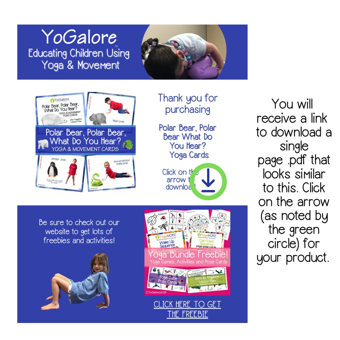 Polar Bear, Polar Bear, What Do You Hear Yoga & Movement Pose Cards - Etsy
