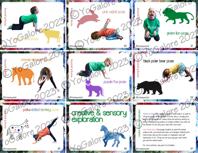 The Artist Who Painted a Blue Horse Art Lesson Plan With Yoga ...