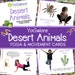 Desert Animal Yoga & Movement Pose Cards - Fun and Engaging Activity ...