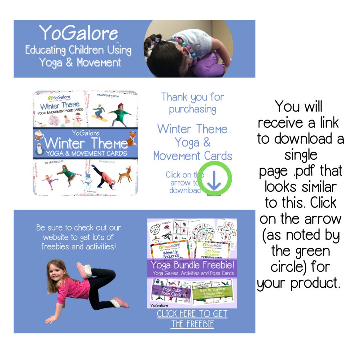 Winter Theme Yoga & Movement Cards - Etsy