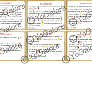 The Christmas Story Yoga & Movement Pose Cards | Etsy