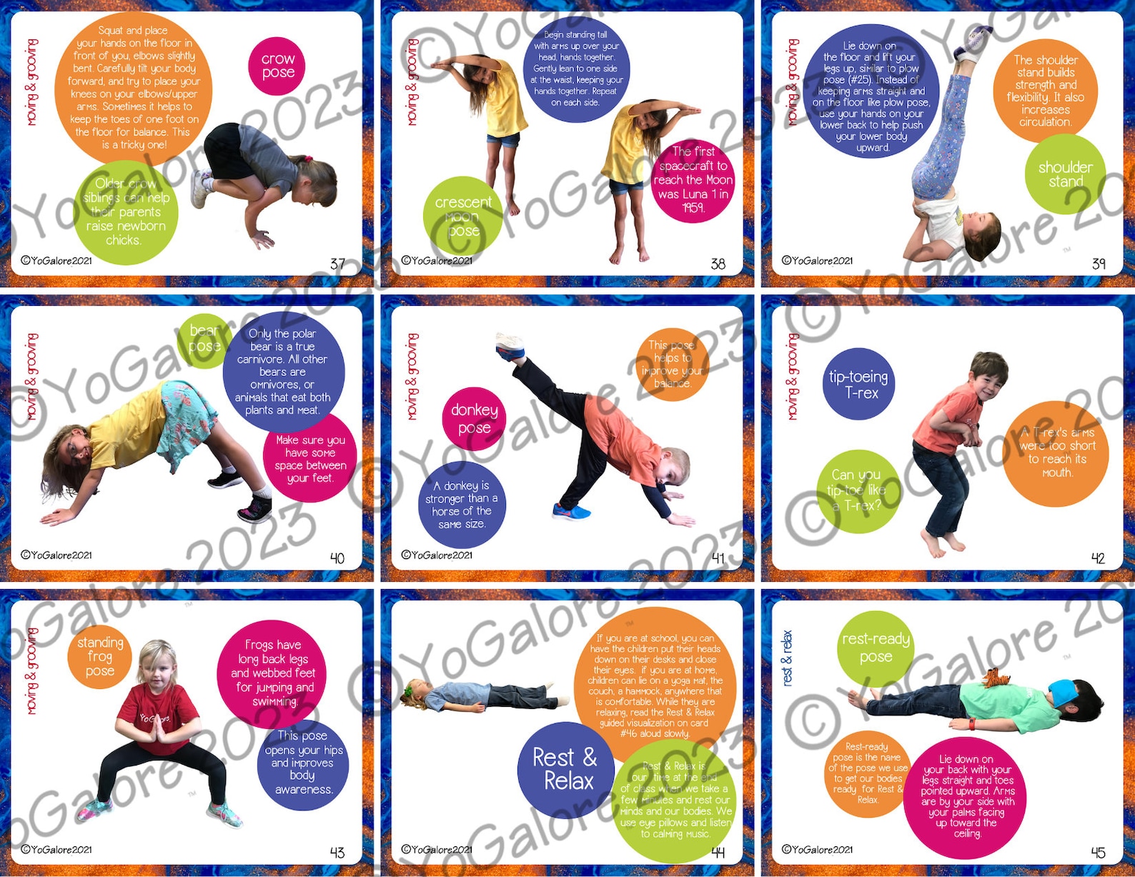 Yoga for Kids: Poses and Yoga Posters for the Classroom Yogamore ...