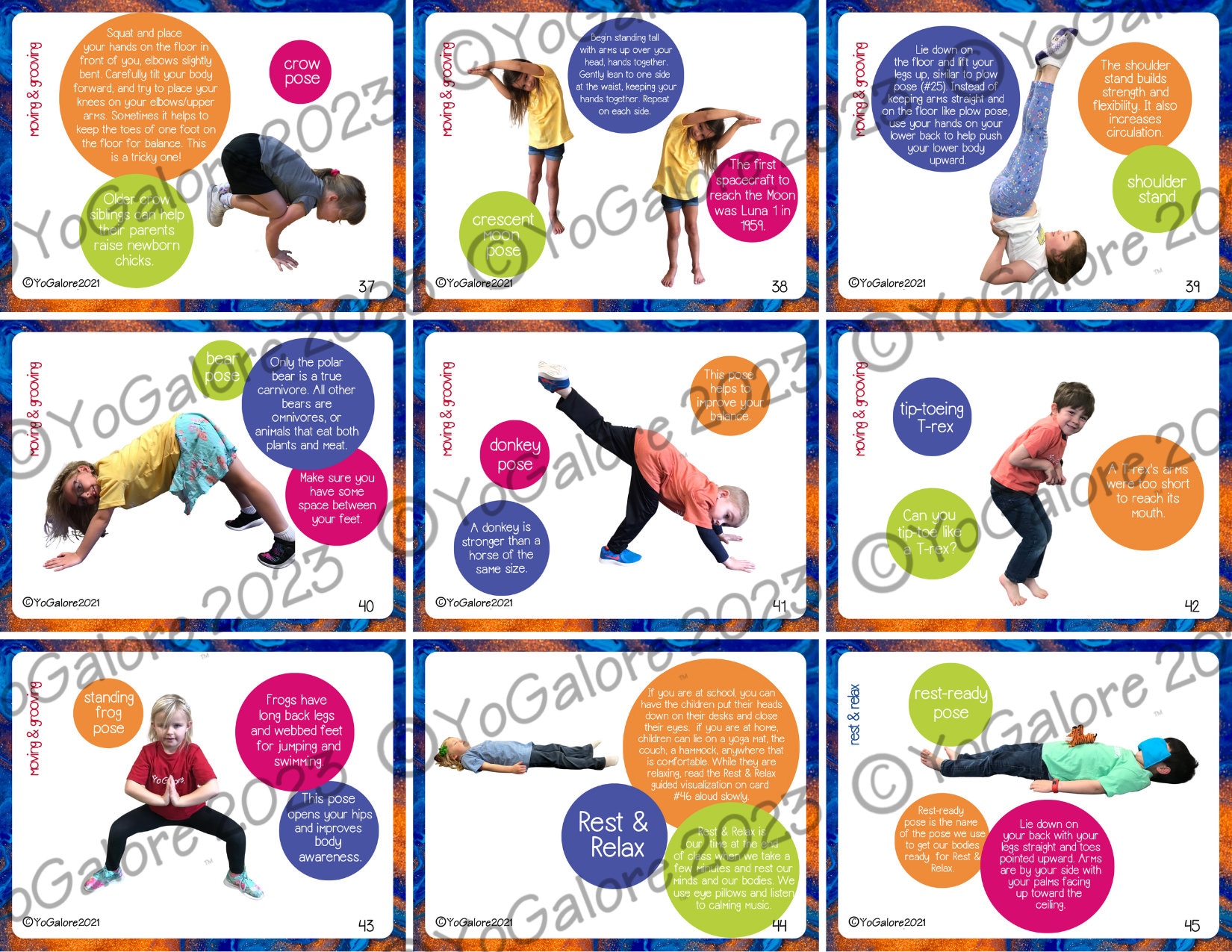Yoga for Kids: Poses and Yoga Posters for the Classroom Yogamore ...