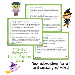 Halloween/movement Activities for Preschool: Yoga & Movement Pose Cards ...